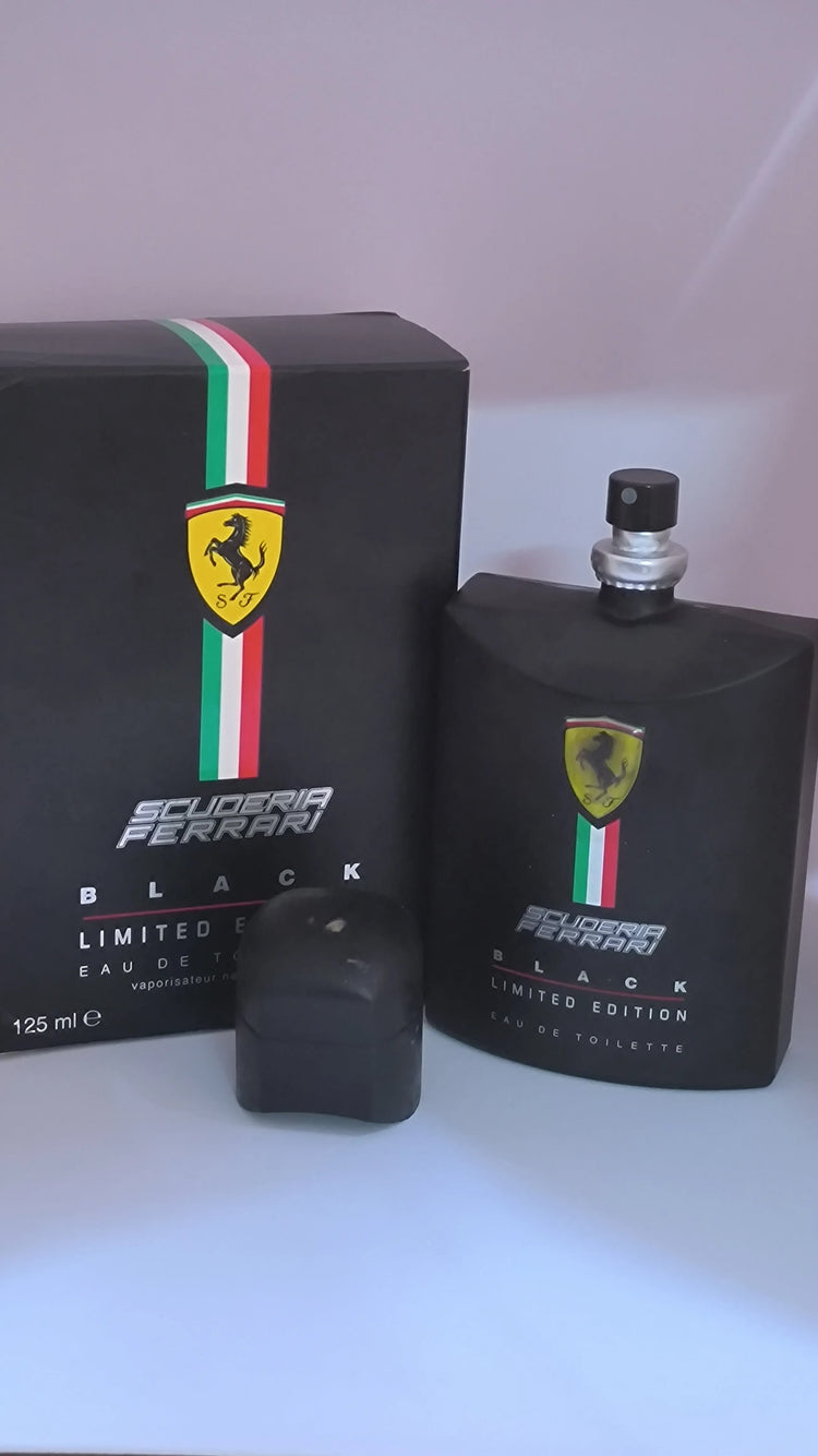 Unboxed Scuderia Ferrari Black Limited Edition EDT Perfume for Men 125 ...